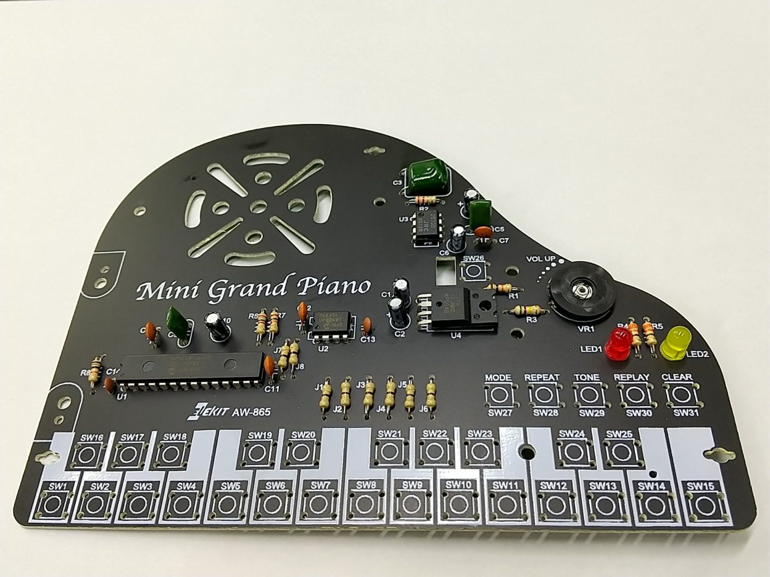 ELEKIT ミニ・グランドピアノを作ってみた | Studio-Doit 電子工作教室