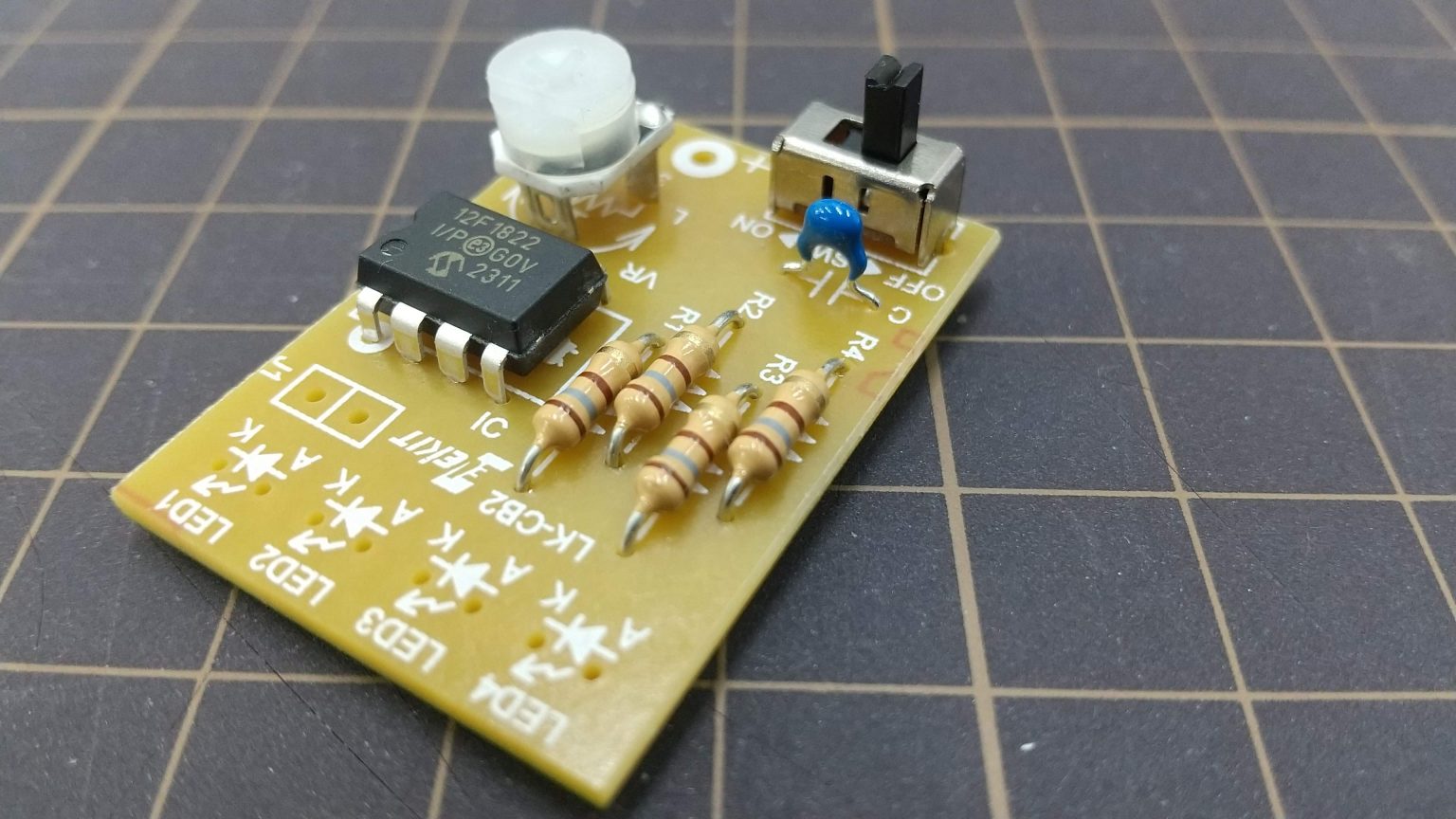 ELEKIT「LED順送り点灯キット」を作ってみた | Studio-Doit 電子工作教室