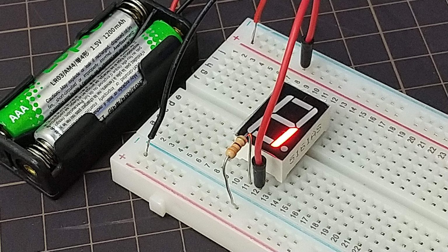 超簡単！電子工作教室「7セグメントLED」(7segLED)を光らせてみた | Studio-Doit 電子工作教室