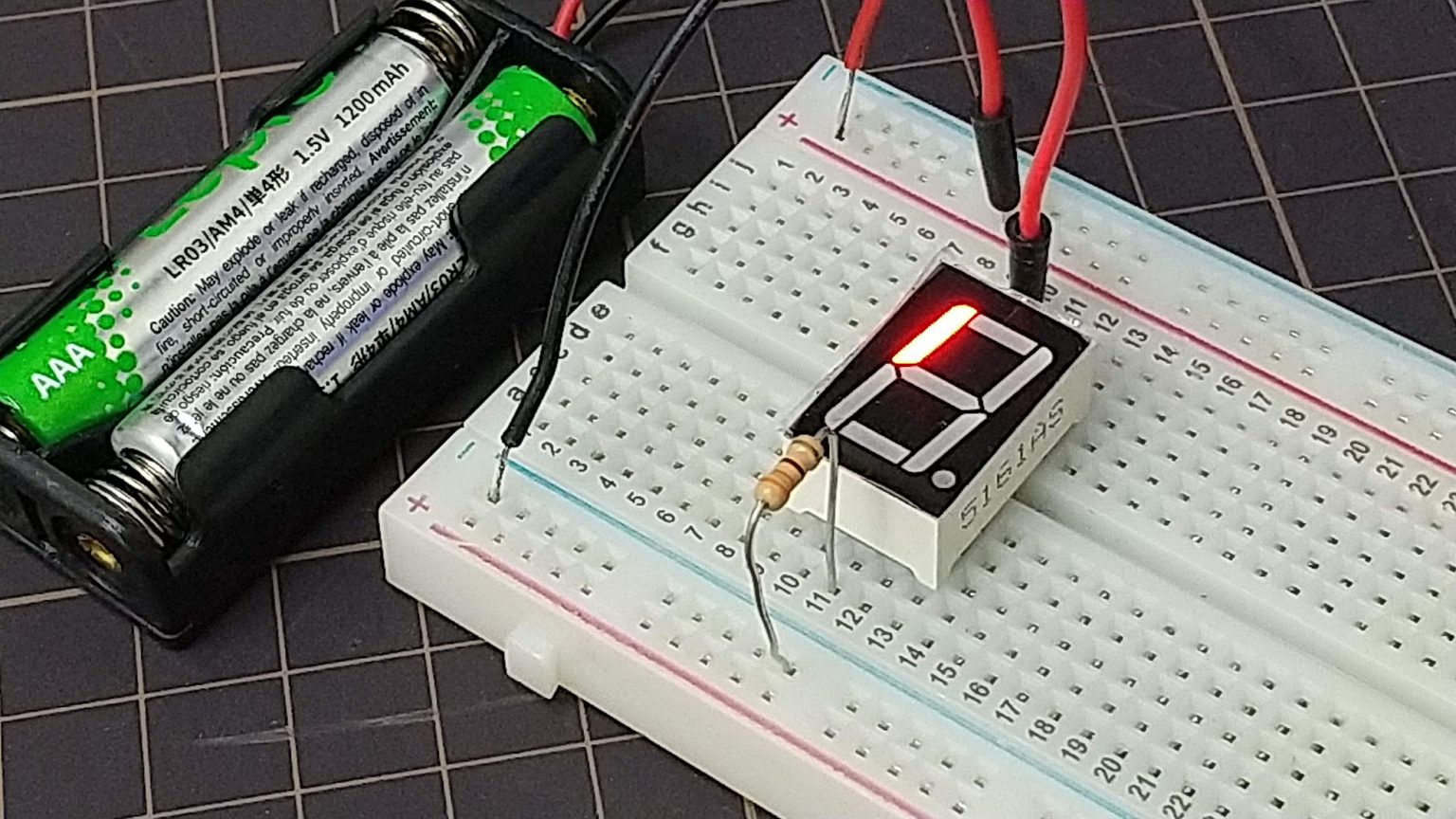 超簡単！電子工作教室「7セグメントLED」(7segLED)を光らせてみた | Studio-Doit 電子工作教室