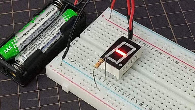 超簡単！電子工作教室「7セグメントLED」(7segLED)を光らせてみた | Studio-Doit 電子工作教室