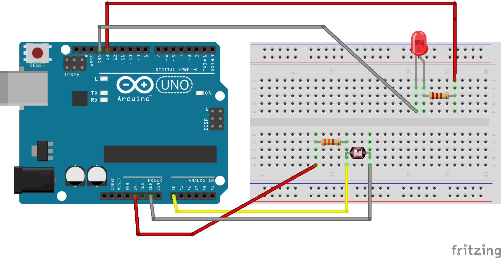 超簡単！電子工作教室「光センサー（CDSセル）」でLEDを点けたり消したりしてみた | Studio-Doit 電子工作教室